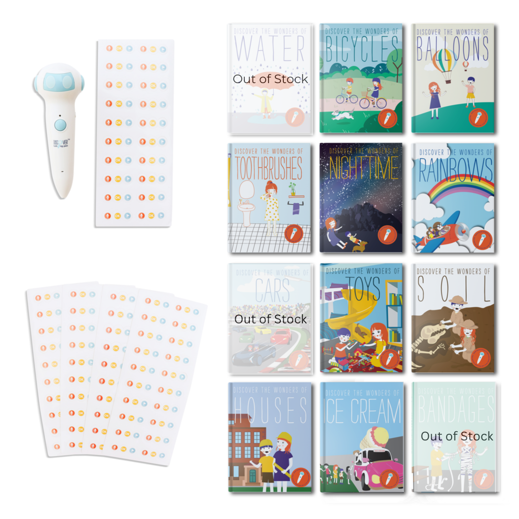 9-Book Set with Talking Pen – Discover Talking Pen